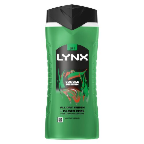 Lynx 3-in-1 Body Wash Jungle Fresh XXL 500 ml - Dunnes Stores