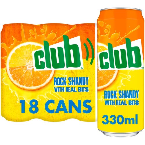 Club Rock Shandy Can 18 x 330ml - Dunnes Stores