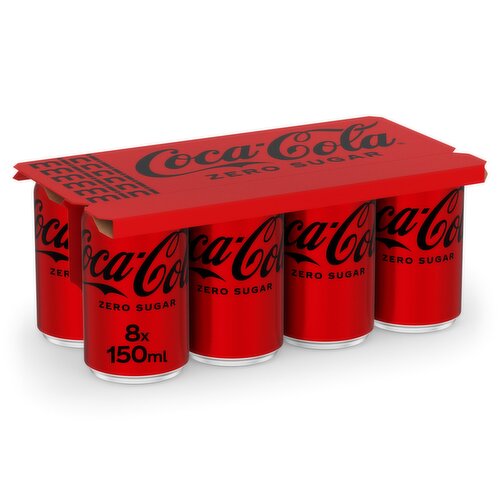 Coca-Cola Mini Zero Sugar 8 x 150ml - Dunnes Stores