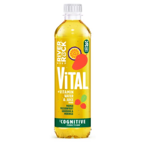 Deep RiverRock Vital + Vitamin Water & Juice Drink Mango Passionfruit ...