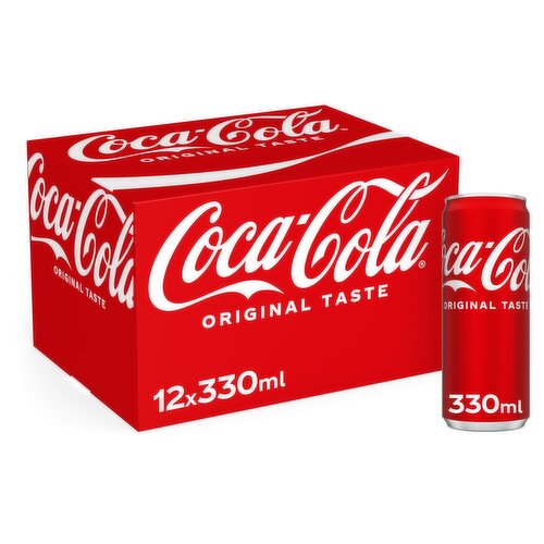 Coca-Cola Original Taste 12 x 330ml - Dunnes Stores