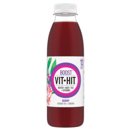 Vit Hit Berry Rooibos Tea + Ginseng 500ml - Dunnes Stores