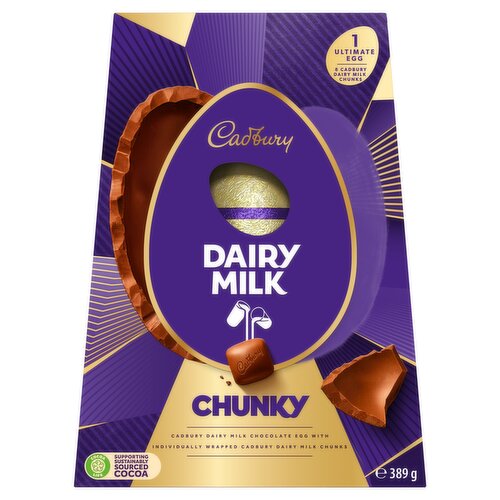 Dairy Milk Chunky Ultimate Egg 400g - Dunnes Stores