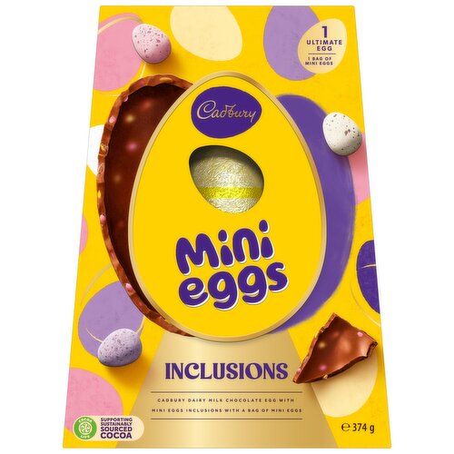Cadbury Mini Eggs Inclusions Ultimate Egg 380g - Dunnes Stores