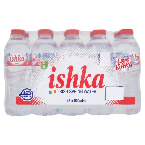 Ishka Irish Spring Water 15 x 500ml - Dunnes Stores