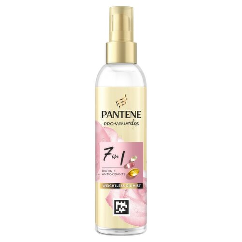 Pantene 7-in-1 Weightless Hair Oil Mist with Biotin 145ml. Pro V ...