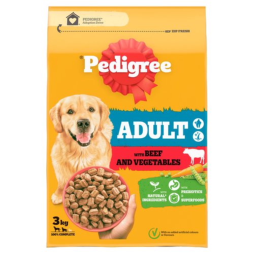 Pedigree with Beef and Vegetables 3kg - Dunnes Stores