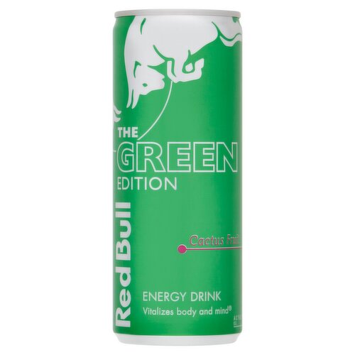 Red Bull The Green Edition Cactus Fruit Energy Drink 250ml - Dunnes Stores