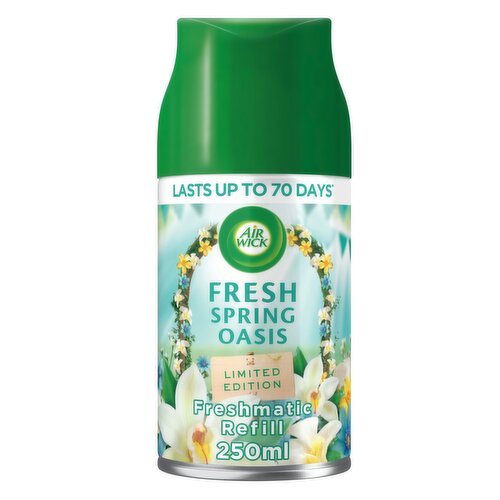 Air Wick Fresh Spring Oasis Freshmatic Autospray Single Refill 250ml ...