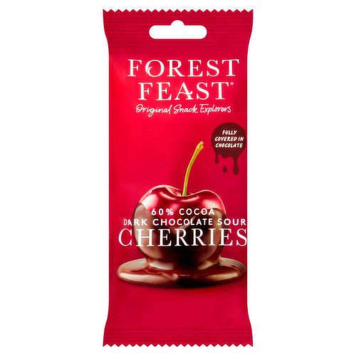 Forest Feast 60% Cocoa Dark Chocolate Sour Cherries 40g - Dunnes Stores