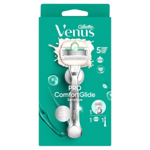 Gillette Venus Pro ComfortGlide Sensitive Women’s Razor with a Touch of ...