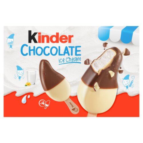 Kinder Chocolate Ice Cream Sticks 4x55ml - Dunnes Stores