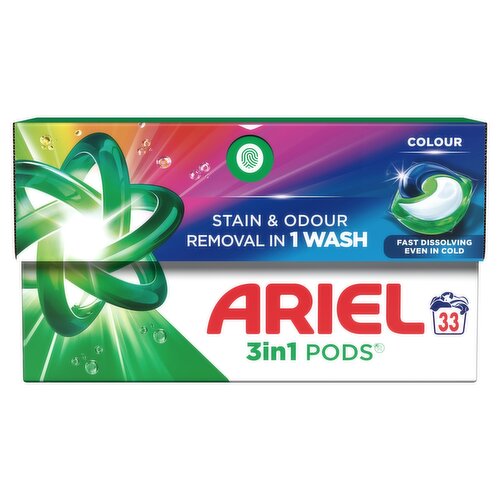 Ariel 3in1 PODS® Colour, Washing Capsules 33 - Dunnes Stores