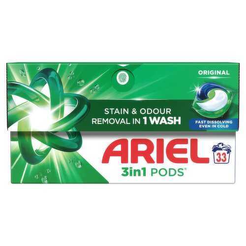 Ariel 3in1 PODS® Original, Washing Capsules 33 - Dunnes Stores