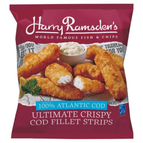 Harry Ramsden's Ultimate Crispy Cod Fillet Strips 400g - Dunnes Stores