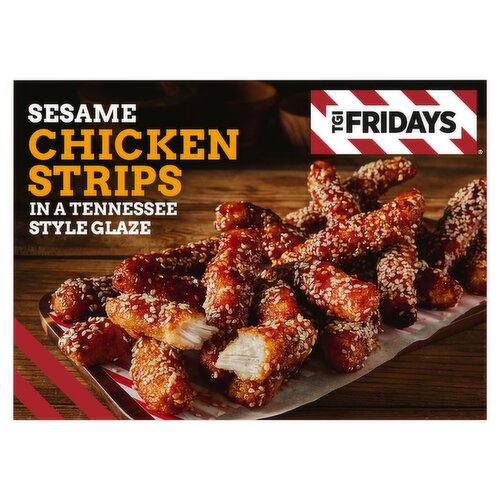 TGI Fridays Sesame Chicken Strips in a Tennessee Style Glaze 480g ...