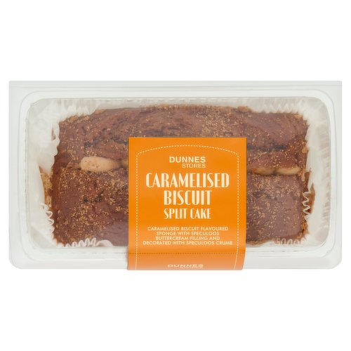 Dunnes Stores Caramelised Biscuit Split Cake 400g - Dunnes Stores