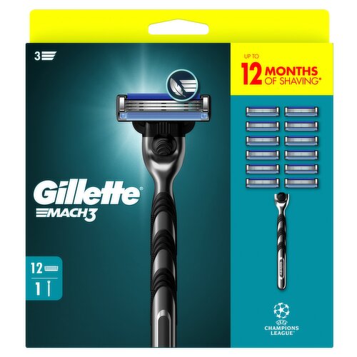 UEFA Champions League Special Edition Gillette Mach3 Razor For Men ...