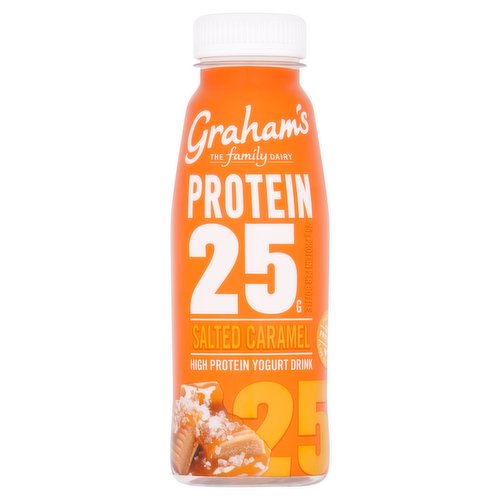 Graham's Protein Salted Caramel High Protein Yogurt Drink 330ml ...