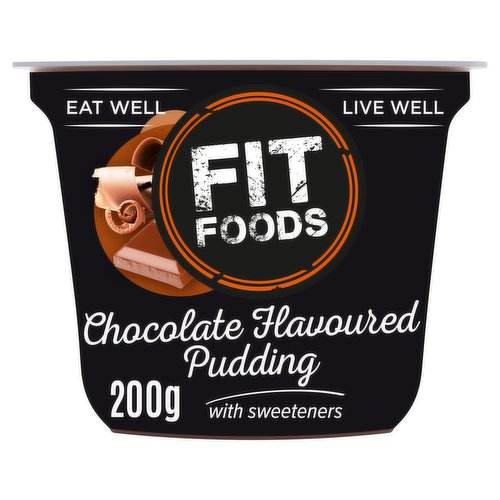 Fit Foods Chocolate Flavoured Pudding with Sweetners 200g - Dunnes Stores