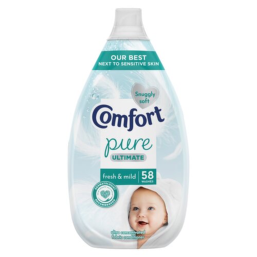 Comfort Pure Ultimate Ultra Concentrated Fabric Conditioner Fresh ...