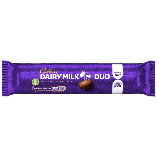 Cadbury Dairy Milk Duo Chocolate Bars 54.4g - Dunnes Stores