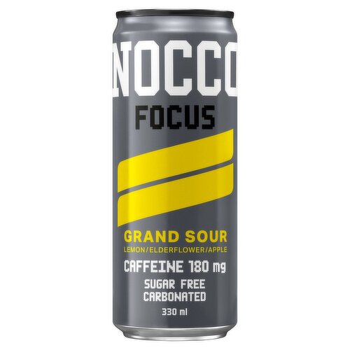 Nocco Focus Grand Sour Lemon/Elderflower/Apple 330ml - Dunnes Stores