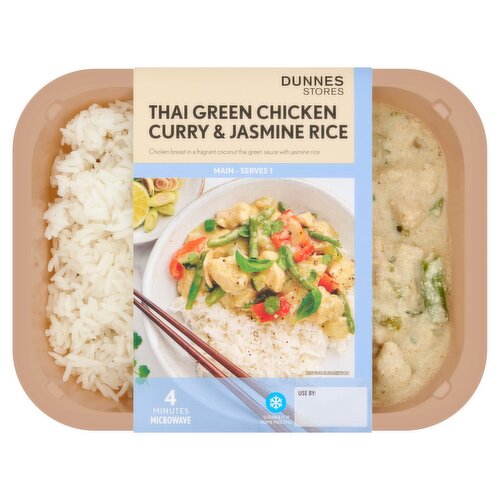 Dunnes Stores Thai Green Chicken Curry & Jasmine Rice 368g - Dunnes Stores