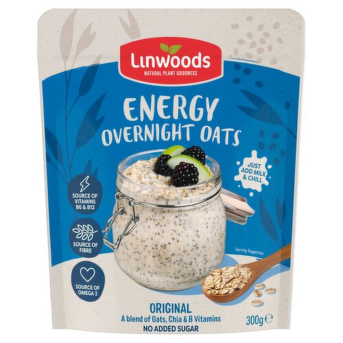 Linwoods Original Energy Overnight Oats 300g - Dunnes Stores