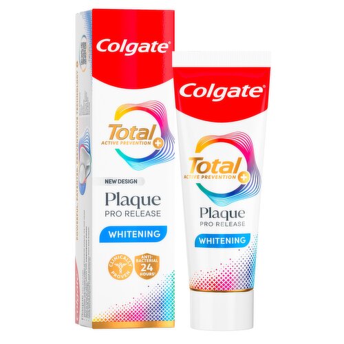 Colgate Total Plaque Pro-Release Whitening Toothpaste 75ml - Dunnes Stores