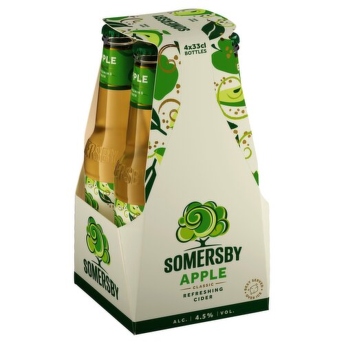 Somersby Apple Classic Refreshing Cider 4 x 33cl - Dunnes Stores