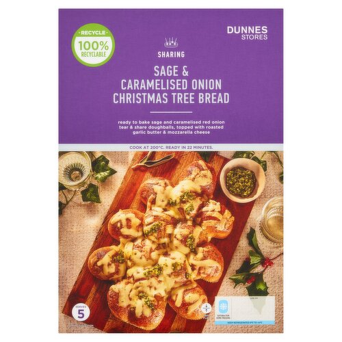 Dunnes Stores Sage & Caramelised Onion Christmas Tree Bread 685g ...