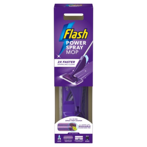 Flash Power Spray Mop Floor Cleaner All-in-One Starter Kit - Dunnes Stores