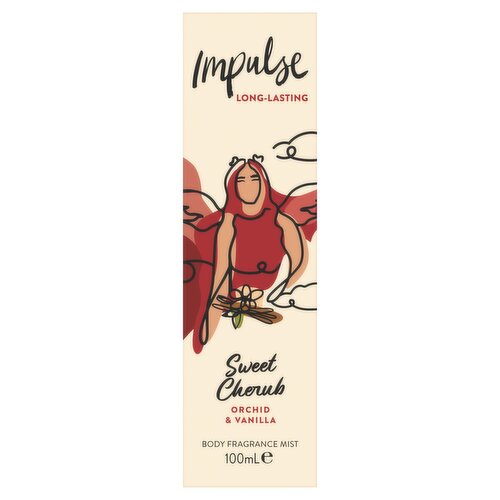 Impulse Sweet Cherub Orchid & Vanilla Body Fragrance Mist 100ml ...
