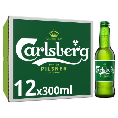 Carlsberg Danish Pilsner 12 x 300ml - Dunnes Stores