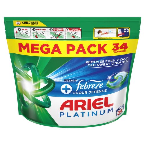 Ariel Platinum PODS®, Washing Capsules 34 - Dunnes Stores