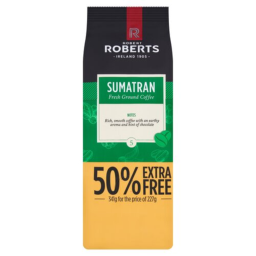 Robert Roberts Sumatran Fresh Ground Coffee 341g - Dunnes Stores