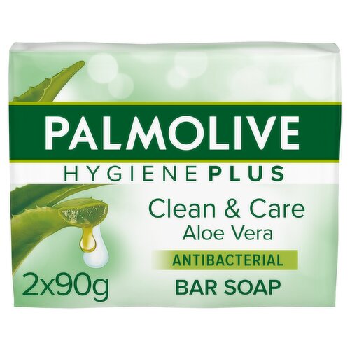 Palmolive Hygiene Plus Aloe Vera Bar Soap 2 x 90g - Dunnes Stores