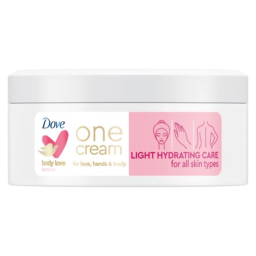 Dove Light Hydration One Cream for face, hands & body 250 ML - Dunnes ...