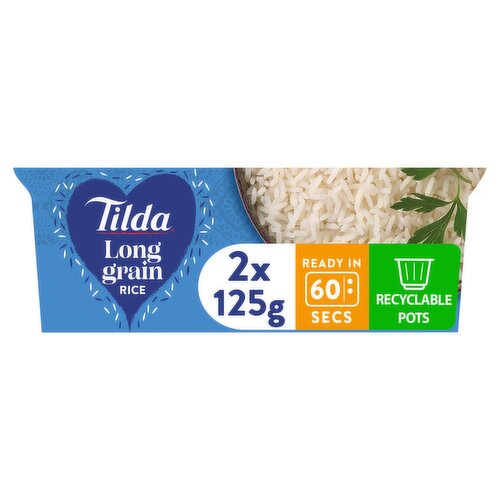 Tilda Long Grain Rice 2 x 125g - Dunnes Stores