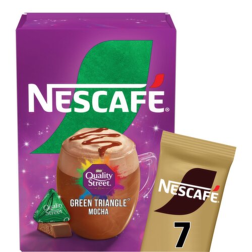 Nescafe Green Triangle Quality Street Mocha 7 x 19g Sachets - Dunnes Stores