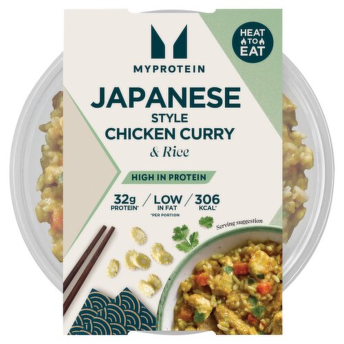 Myprotein Japanese Style Chicken Curry with Rice 325g - Dunnes Stores