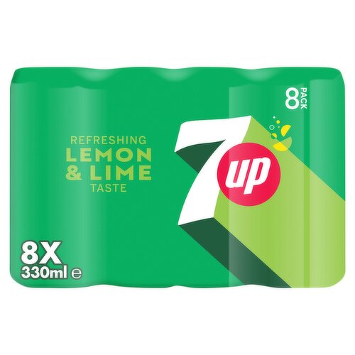 7UP Can 8 x 330ml - Dunnes Stores