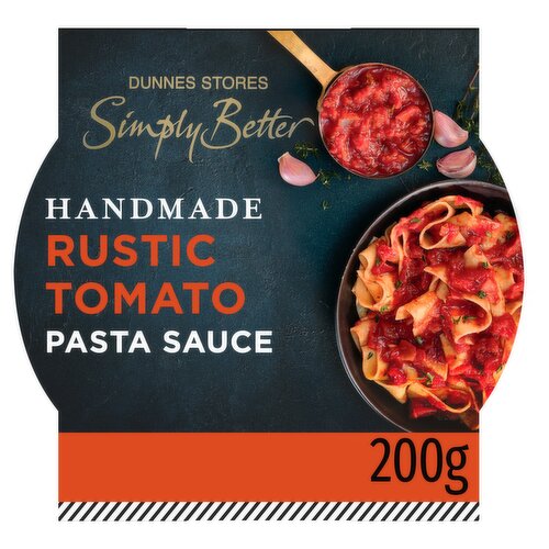 Dunnes Stores Simply Better Handmade Rustic Tomato Pasta Sauce 200g ...