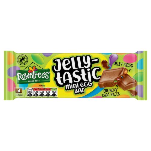 Rowntree's Jellytastic Mini Egg Chocolate Sharing Bar 90g - Dunnes Stores