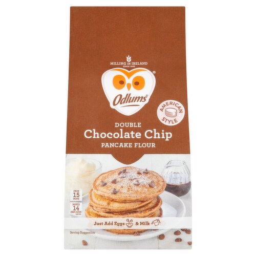 Odlums Double Chocolate Chip Pancake Flour 500g - Dunnes Stores