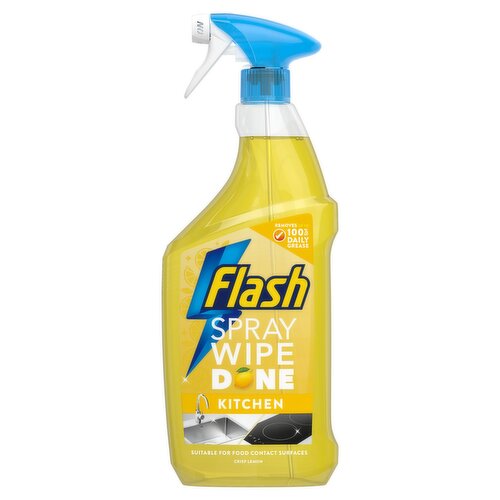 Flash Spray Wipe Done Bright Crisp Lemon Cleaning Spray 800ml - Dunnes ...