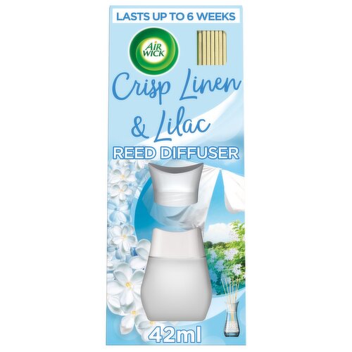 Air wick Reed Diffuser, Crisp linen and lilac Air freshener, 42ml ...