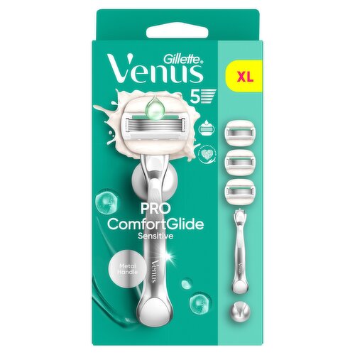 Gillette Venus Pro ComfortGlide Sensitive Women's Razor with a Touch of ...
