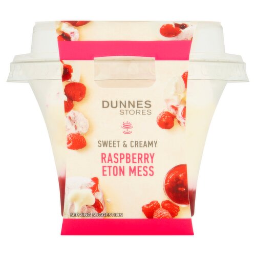 Dunnes Stores Sweet & Creamy Raspberry Eton Mess 110g - Dunnes Stores